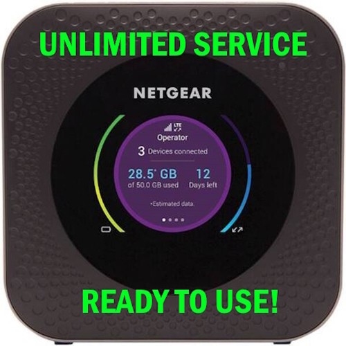 NETGEAR MR1100 HOTSPOT ROUTER INCLUDES TRIAL MONTH!! UNLIMITED DATA! | eBay