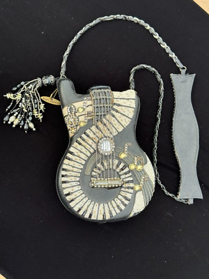Mary Frances 'Jammin' Guitar Handbag – Beaded Musical Instrument Purse ...