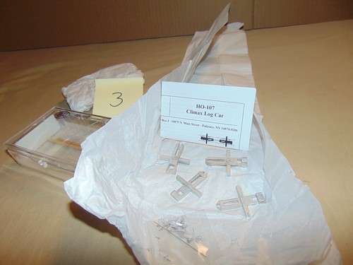 KEYSTONE LOCOMOTIVE WORKS HO-107 2 CLIMAX LOG CAR KIT - BRAND NEW #3 | eBay