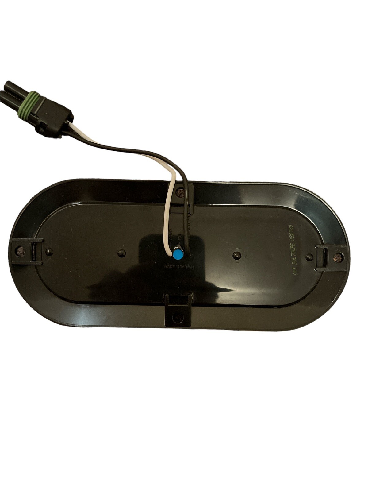 2x Optronics White 6" Oval Led Reverse Stop Turn Light Rv Trailer Truck ...