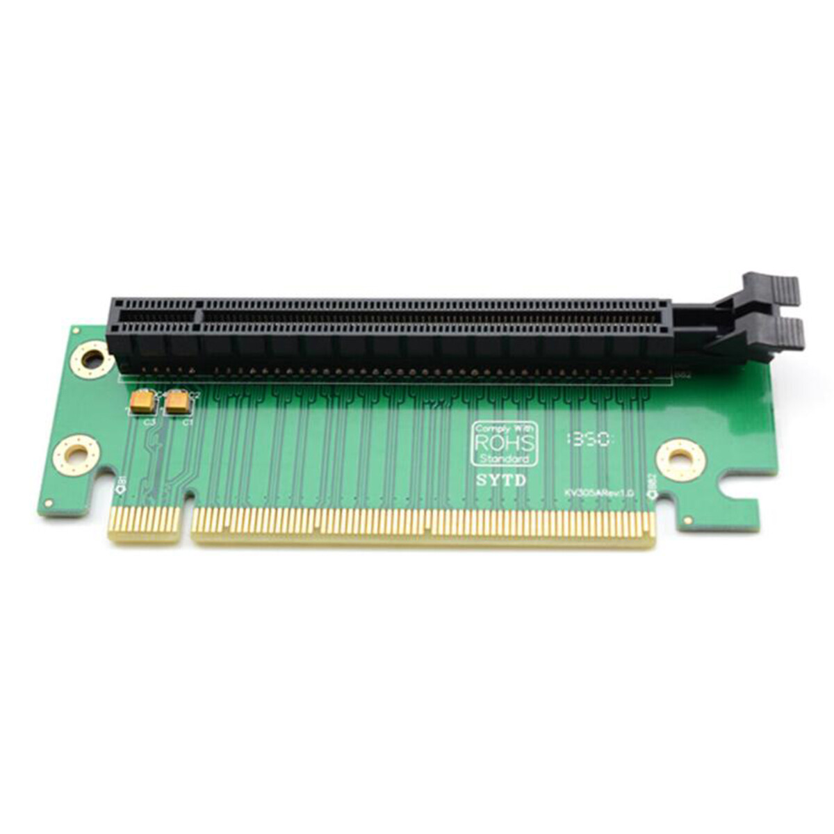 PCI-Express 16x Riser Card 90 degree Right-angle 4cm Adapter Card 2U | eBay