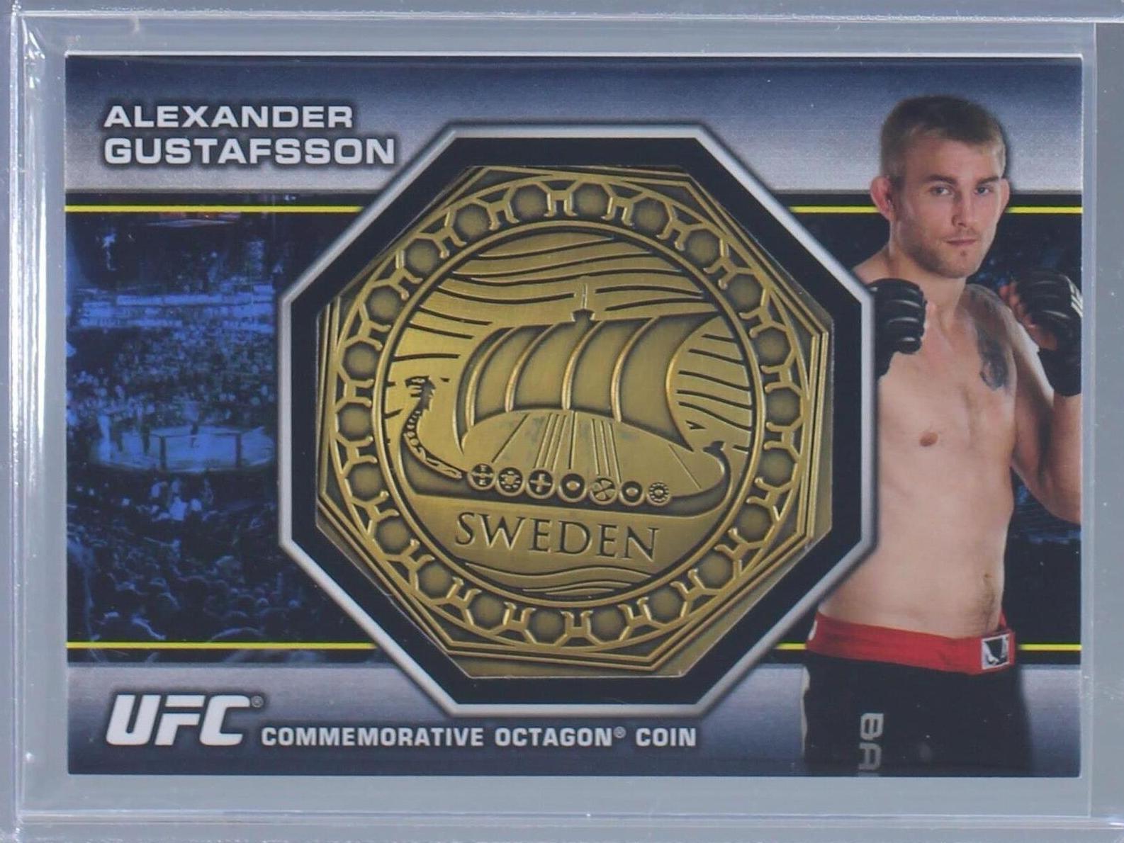 2013 Topps UFC Bloodlines - Octagon Coins Alexander Gustafsson #OC-AG ...