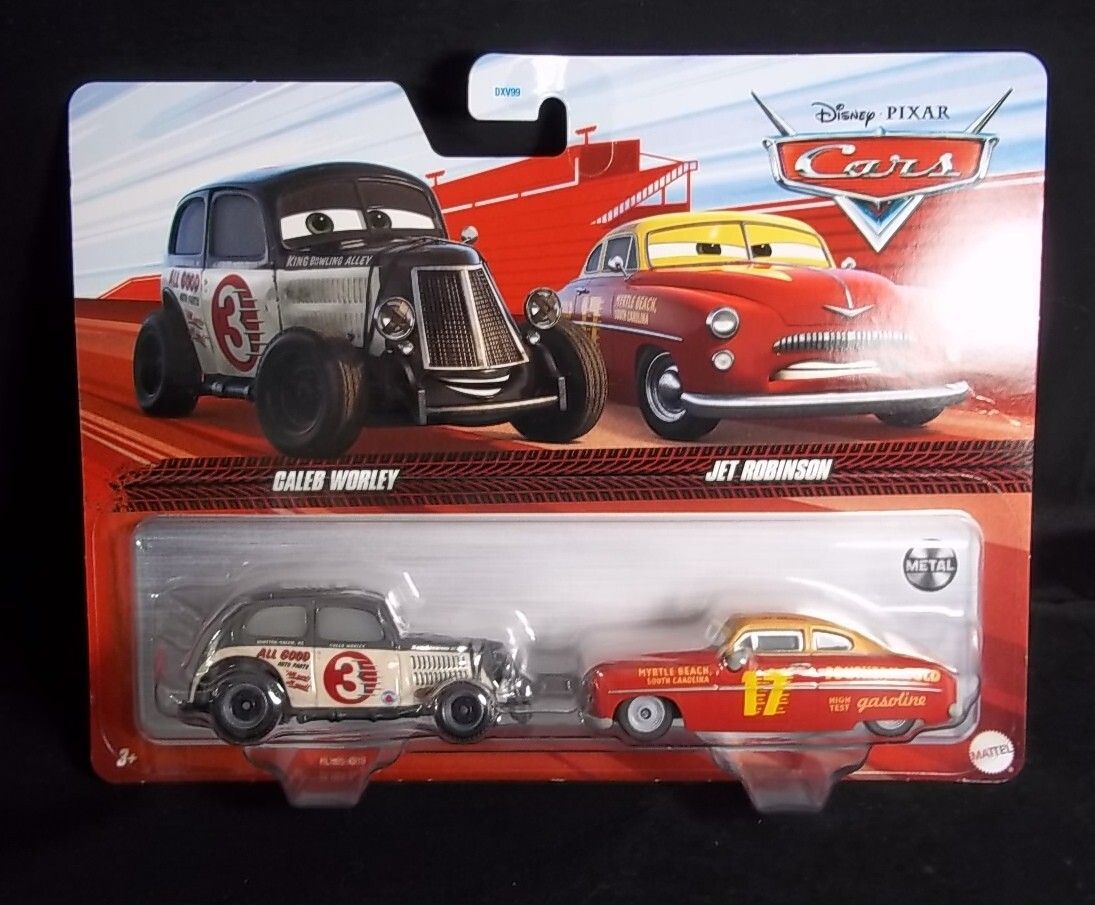 Disney Pixar CARS 2 pack Caleb Worley & Jet Robinson NEW | eBay
