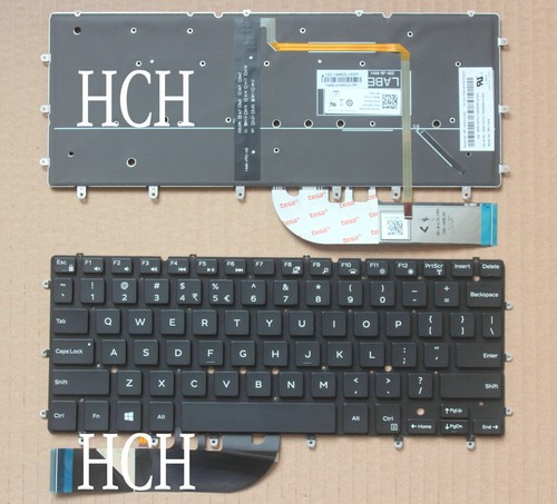 New for Dell XPS 13 9343 13 9350 9360 Keyboard US Backlit 0DKDXH NSK ...