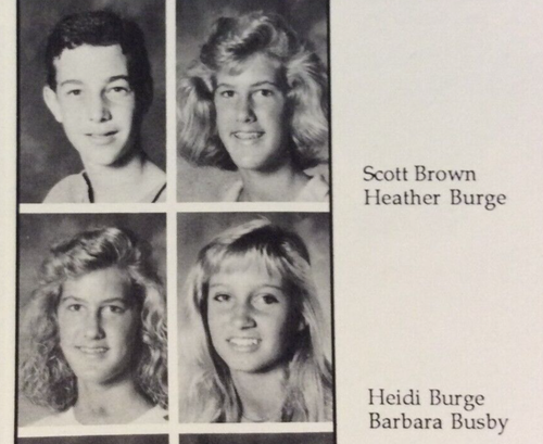 TRITON YEARBOOK 1988 PALOS VERDES HIGH SCHOOL HEIDI HEATHER BURGE | eBay