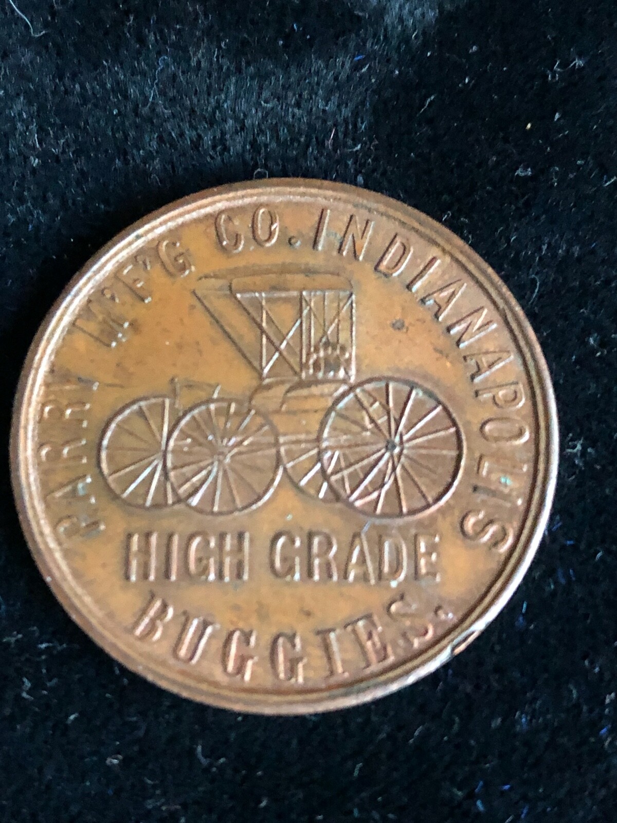 1896 MERCHANT TOKEN PARRY M'F'G CO INDIANAPOLIS, IN. R-IND-2 ...