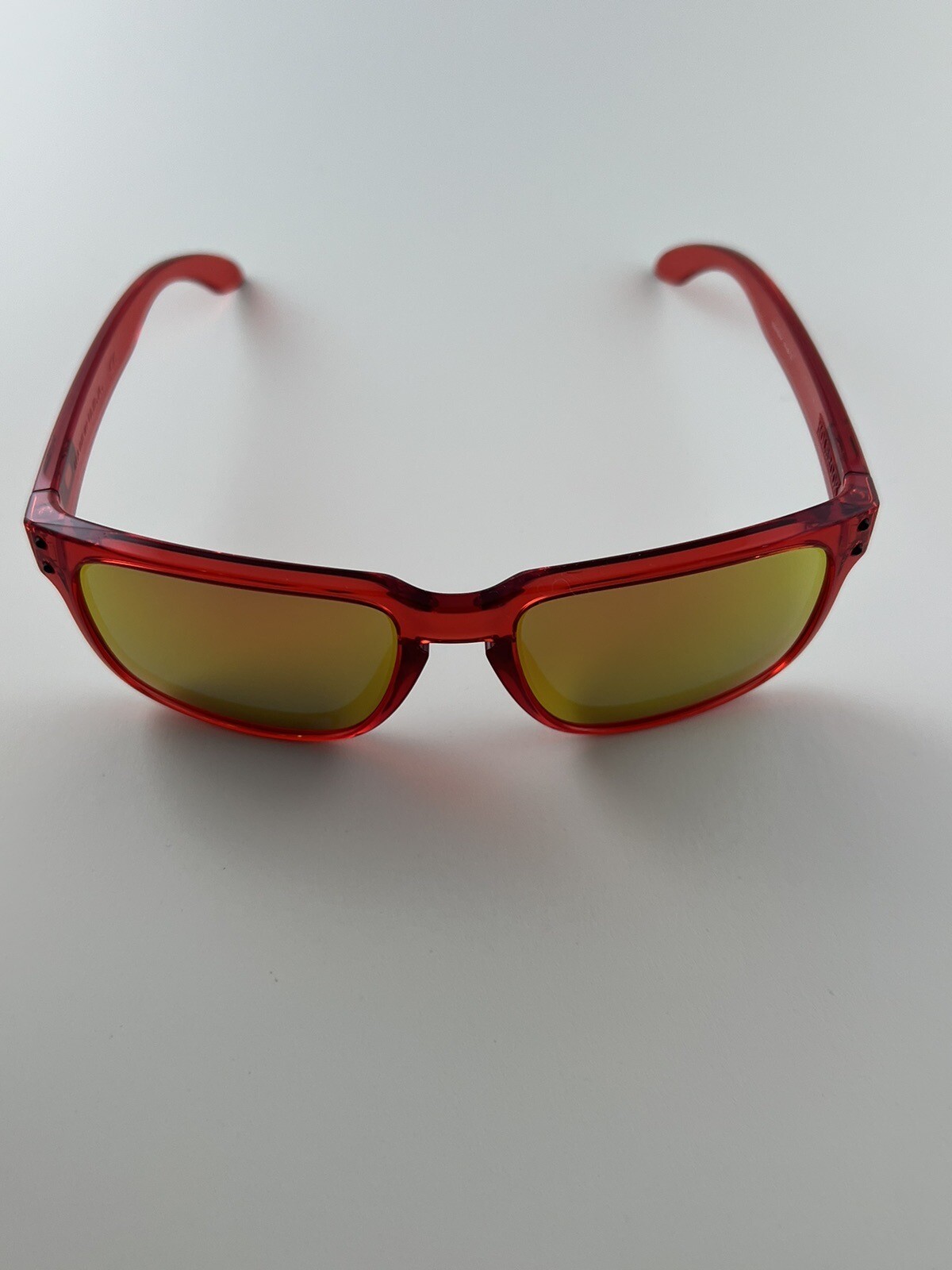 Oakley Holbrook Crystal Red Frame Ruby Iridium Lens O… - Gem