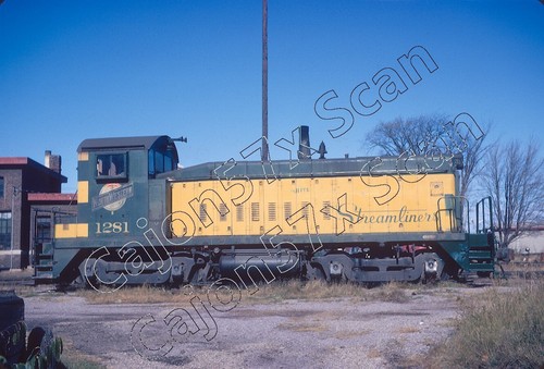 Original Slide- CNW SW600 1281 RARE Model At Marshfield, WI. 10/69 | eBay