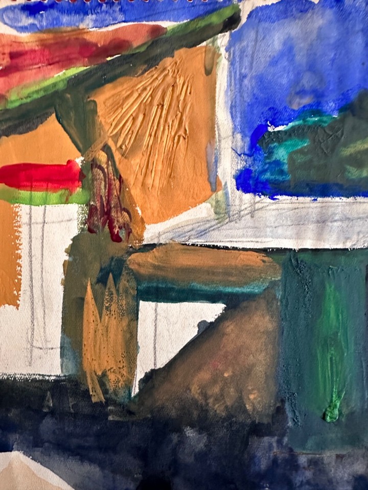 Vintage Drawing Study Of Color And Shape Jean Terles Art Deco | eBay UK