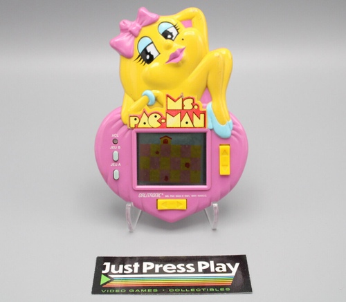 VTG 1984 Tiger Namco Ms. Pac-Man Handheld LCD Electronic Game Working ...