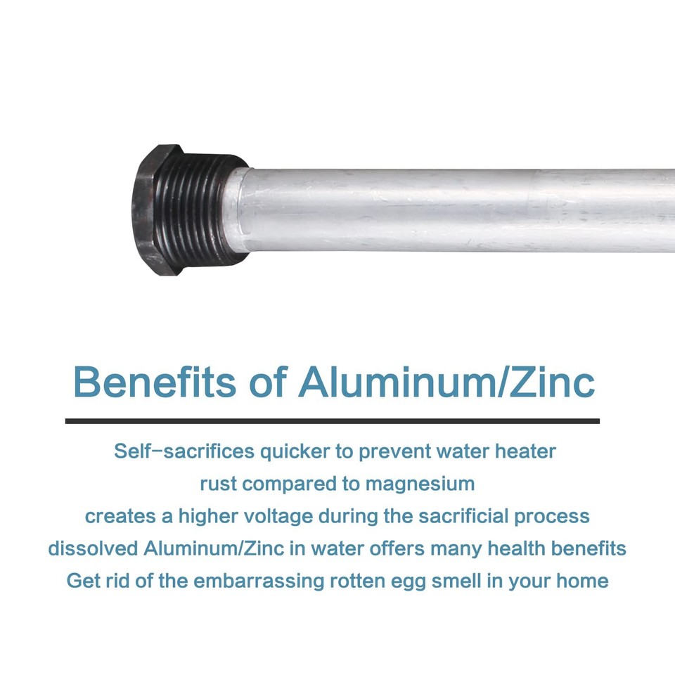Rv Heater Anode Rod 2 Pack Aluminum/Zinc Rv Hot Water Tank Anode Rod ...