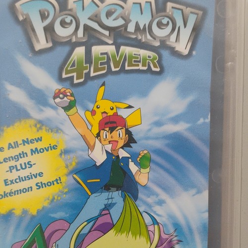 POKEMON 4EVER DVD Movie Widescreen NTSC Ash Pikachu Anime Adventure ...