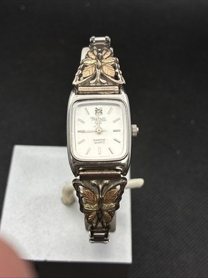 Women's Watch BLACK HILLS GOLD 25/5638 12K Gold Leaves/Sterling Silver ...