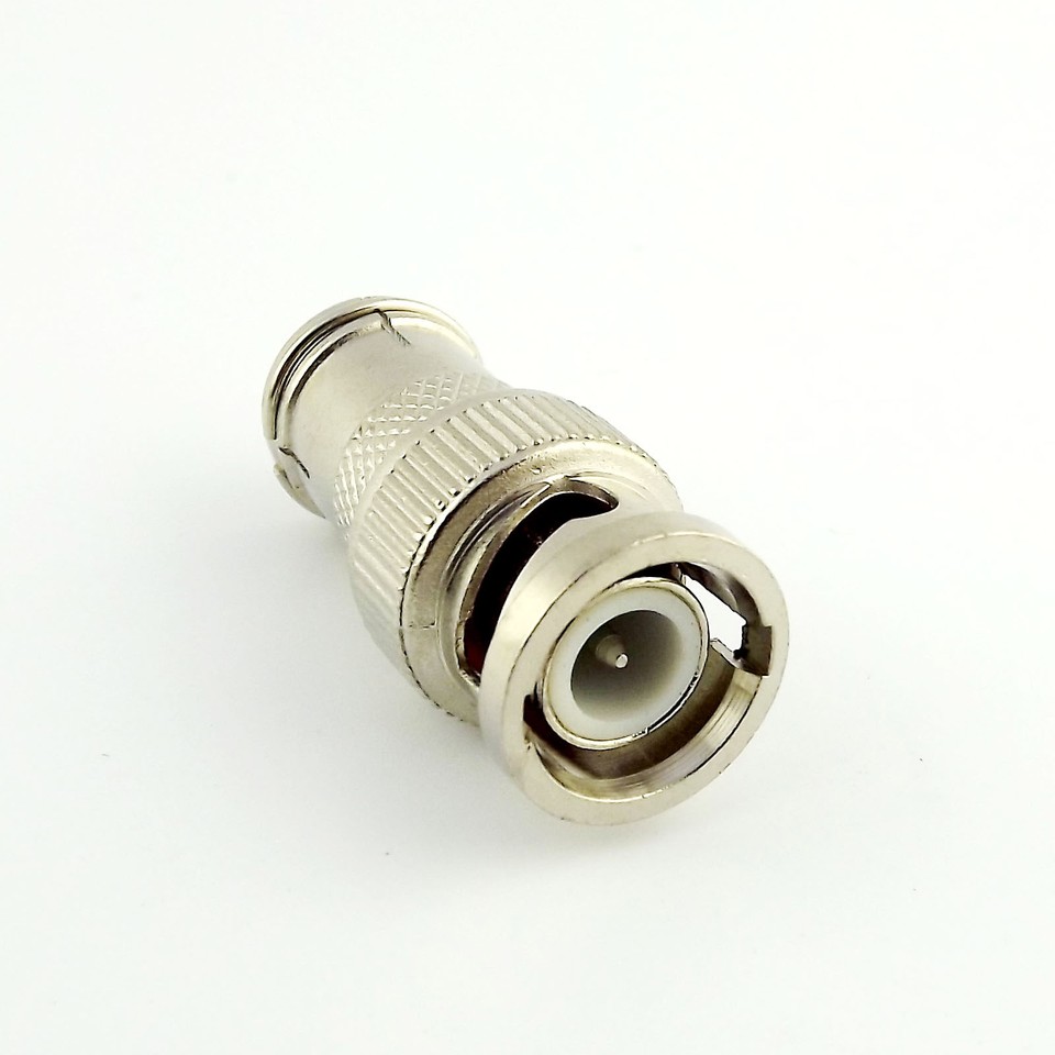 1pcs RF Connector Adapter BNC Male Plug to PAL IEC DVB-T TV Female Jack ...