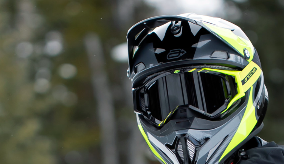 Arctiva Vibe Snowmobile Goggle Frame Black Hi-Viz Yellow / Dual Pane ...