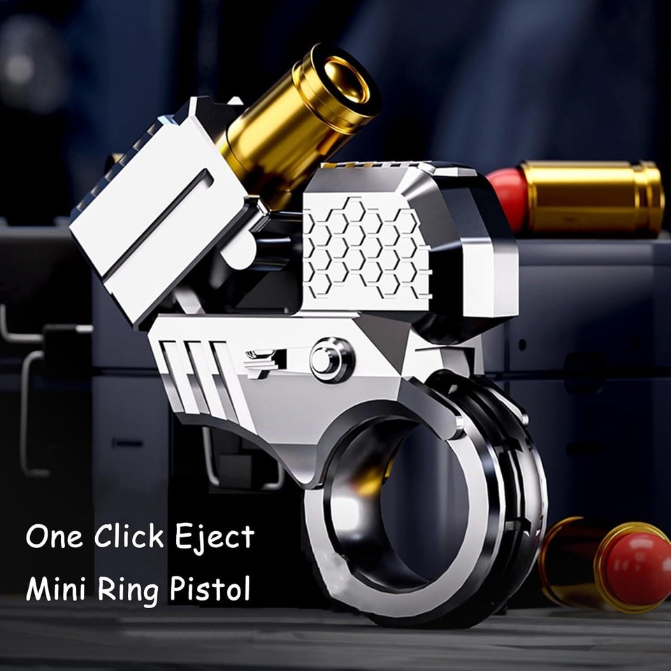 Alloy Gun Fidget Ring EDC Fidget Spinner Metal Hand Spinner Adult ...