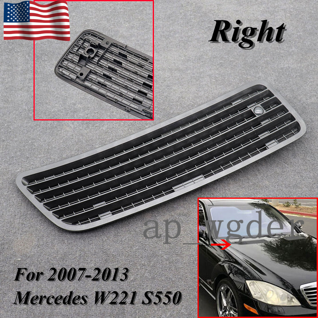 Right Passenger Front Hood Vent Grill For Mercedes Benz S Class S550 ...