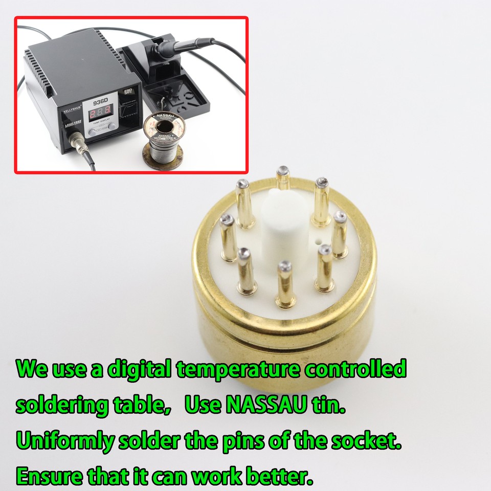 One Gold plated EL38 to EL34 6L6 6P3P Vacuum tube convert socket | eBay