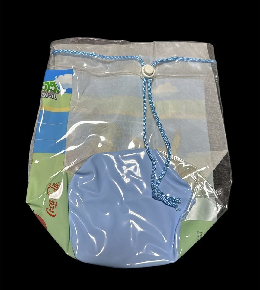 Coca Cola Pokemon Diamond Pearl Pool Bag Novelty Pikachu Naetle ...