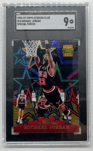 1996-97 Topps Stadium Club Michael Jordan Special Forces #SF4 SGC 9 ...
