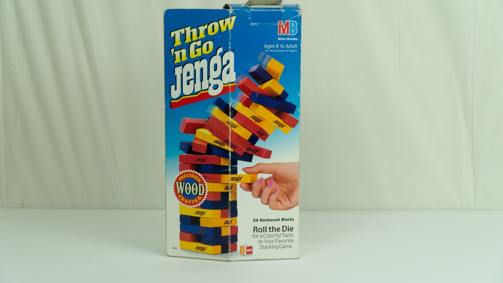 VINTAGE WOOD THROW N GO JENGA | eBay