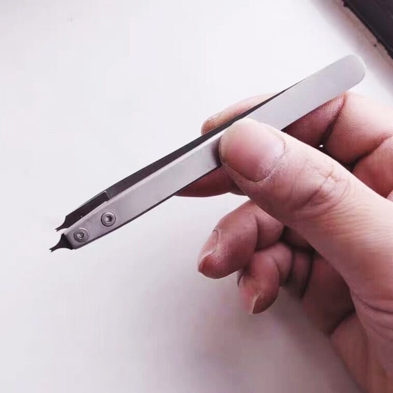 V Type Spring Bar Tweezer 7825 Watch Repair Tweezer Lug Remover Fork ...