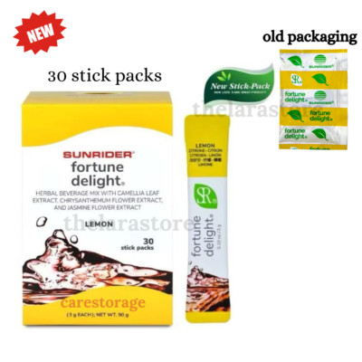 30 Bags Sunrider Fortune Delight Lemon Concentrated Herbal Tea 0.10oz ...