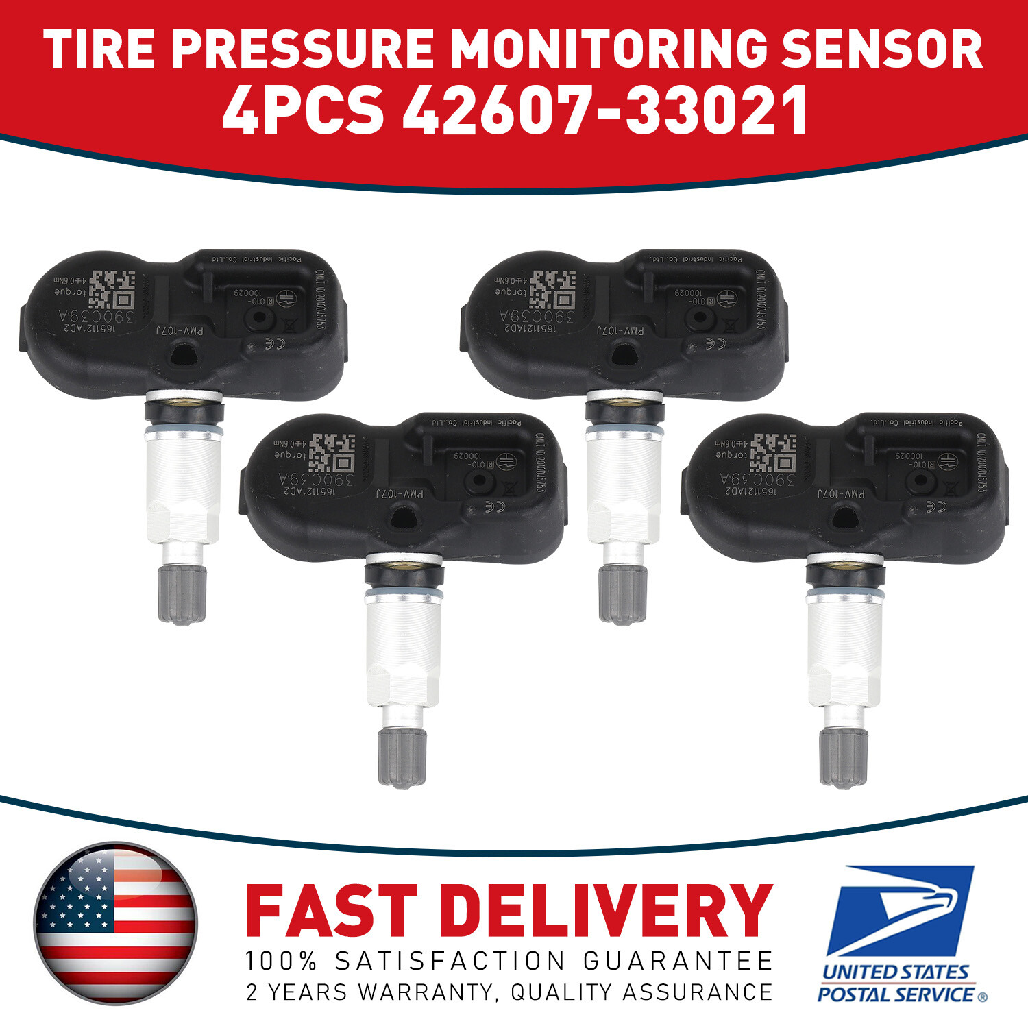 4PC Genuine TPMS 42607-33021 For 2005-2009 Lexus GX470 TIRE PRESSURE ...