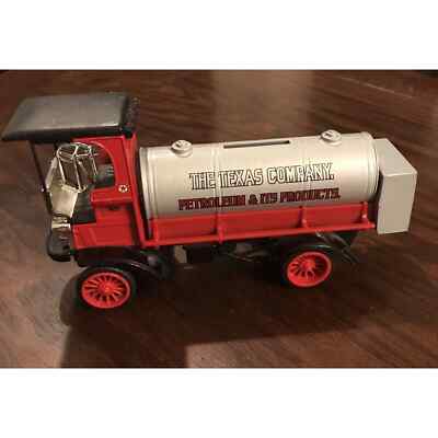 ERTL COLLECTIBLES 1910 Mack Truck The Texas Company Coin Bank Texaco ...