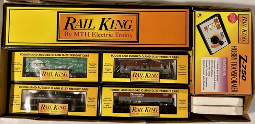 MTH Rail King NYC Super Freight Express O-Gauge Train Set w/Hudson ...