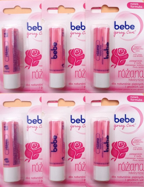 bebe Lip Balm Rozana Roze Rose Young Care Stick 6 X 4.9 G for sale ...