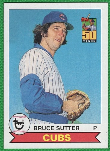 Bruce Sutter - 2001 Cubs Topps 50th Anniversary #9 - Numbered Baseball ...