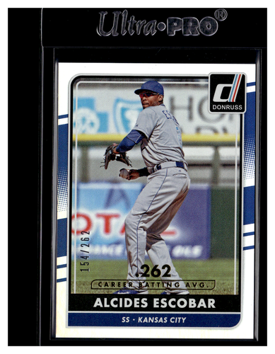 2016 Donruss Career Stat Line #78 Alcides Escobar /262 | eBay