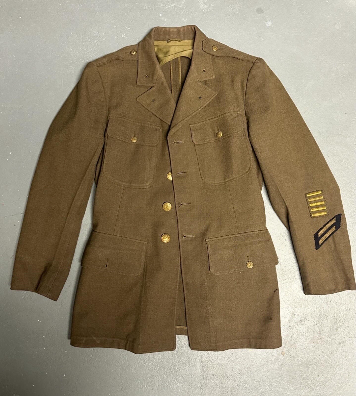 WW2 1940’s US Army Air Force Officer Jacket Size Med/… - Gem