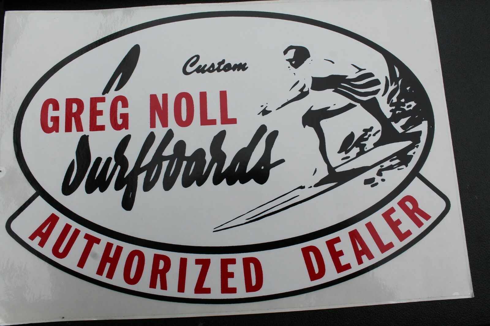 Greg Noll Da Bull Authorized Dealer Surfboard Clear V21b Vintage ...