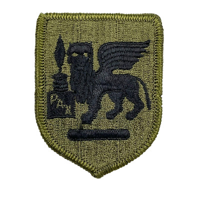 U.S. Army Southern European Task Force SETAF Subdued Patch - Dated 10/ ...