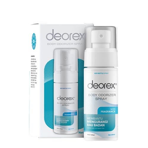 Deorex Body Odorizer Spray 60ml – Long-Lasting Odor Control for Men ...