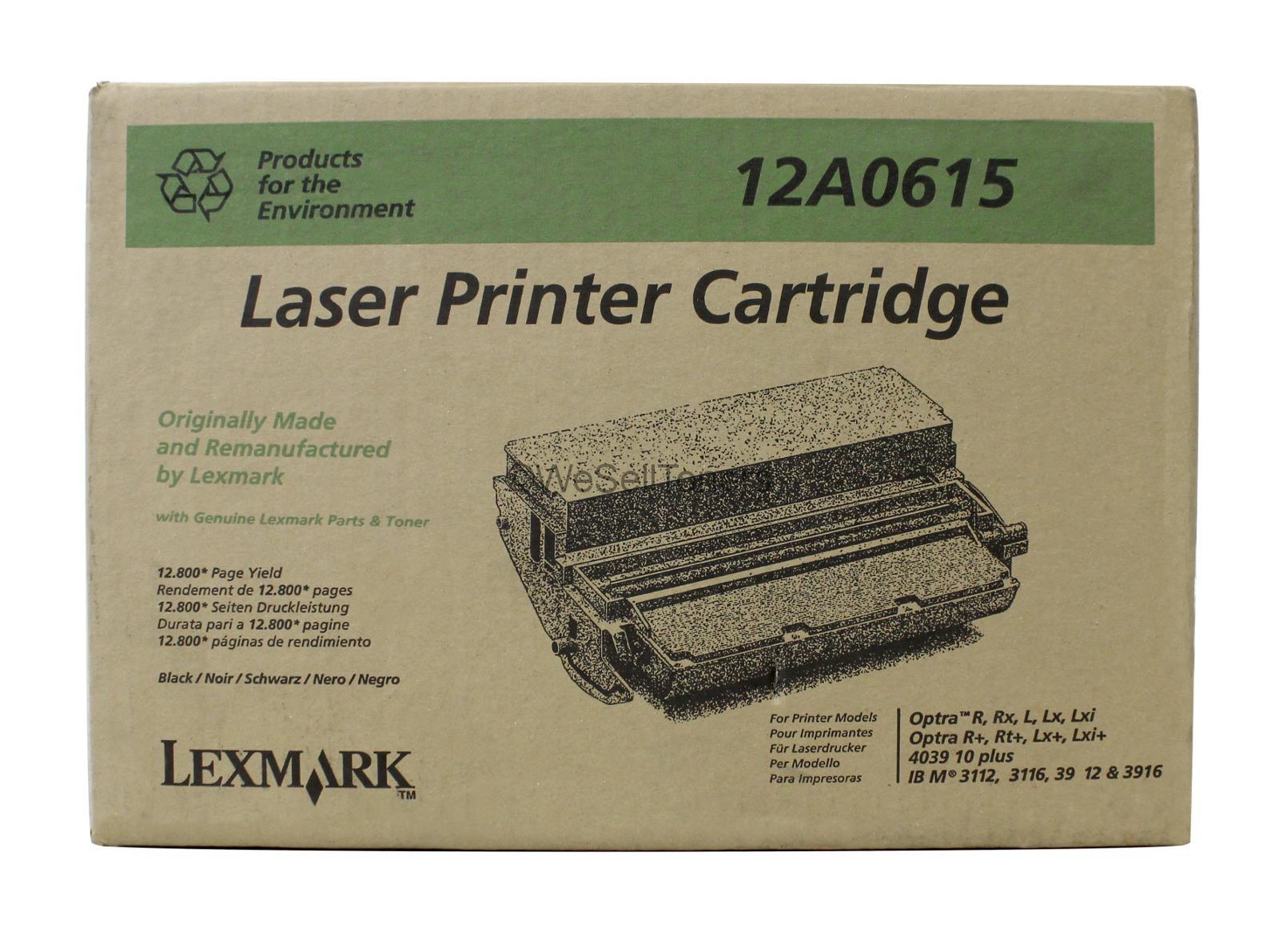 original Lexmark IBM 12A0615 Toner Optra 4039 R+ Rx Lx Lxi 10 plus neu ...