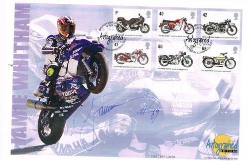 JAMIE WHITHAM SIGNED MONTAGE PHOTO WITH SIGNED FIRST DAY COVER ...