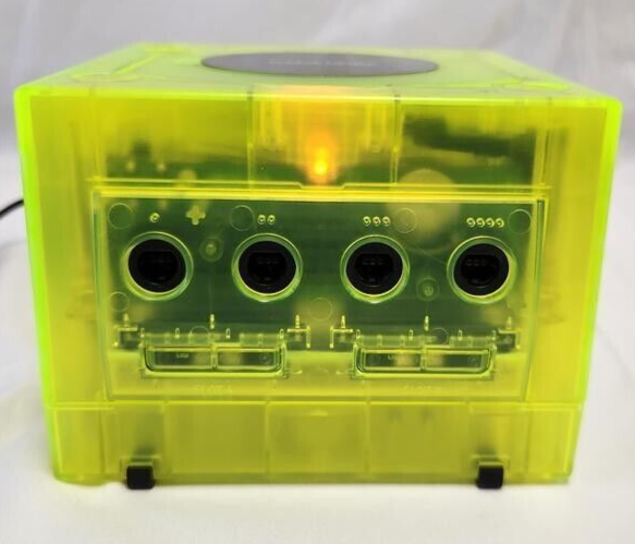 Nintendo GameCube Translucent EXTREME GREEN Gaming Console System ...