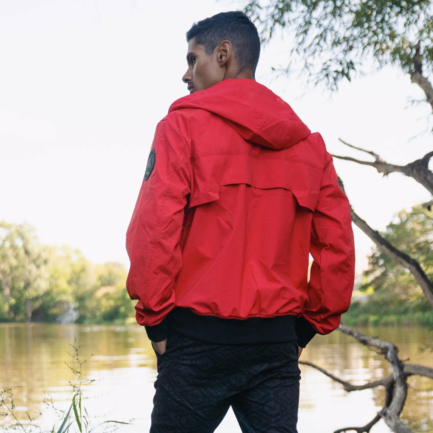 PAJAR Red Halcyon Bomber Removable Hood Men's Size S Rain Jacket NWT ...