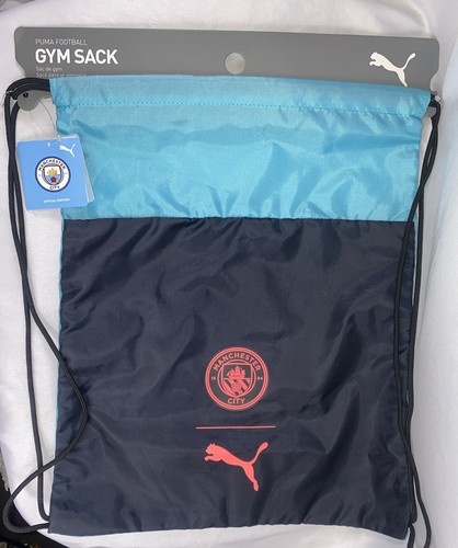 NWT Puma Official MCFC MANCHESTER CITY Drawstring Gym Sack Football ...