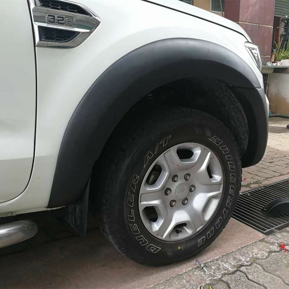 White Fender Flares Wheel Arch for Ford ranger PX2 MK2 Wildtrack 2015 ...
