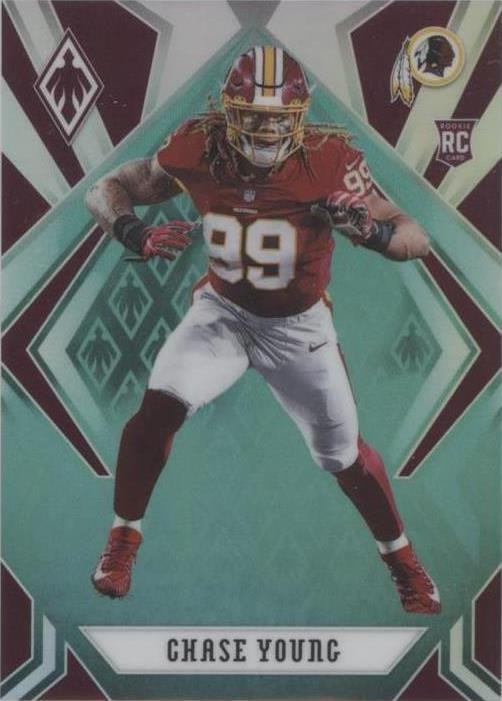 2020 Panini Phoenix - Rookies Chase Young #112 Teal /175 (RC) for sale ...