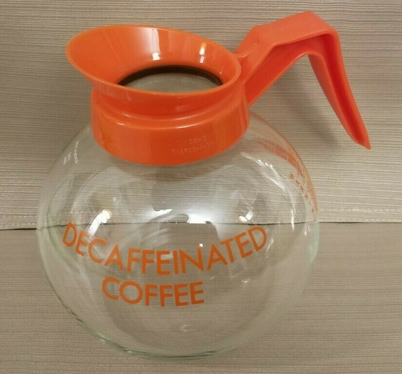 Curtis Co. Commercial Decaffeinated Glass Coffee Pot Decanter with ...
