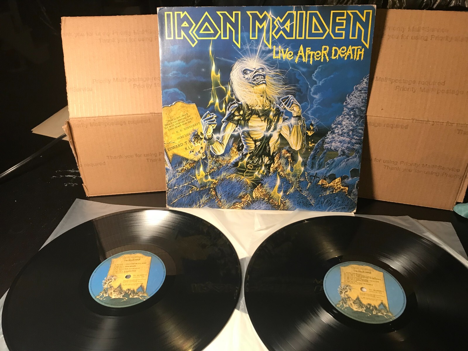 Iron Maiden Live After Death Vinyl