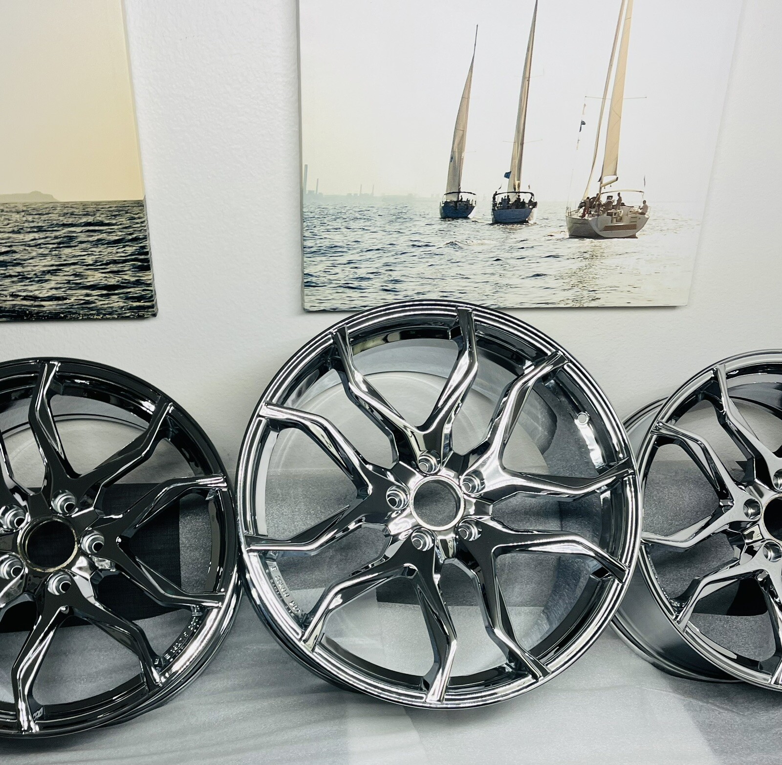 2020 -23 Polaris Slingshot CHROME WHEELS 1523260–402M, 1523261-402M ...