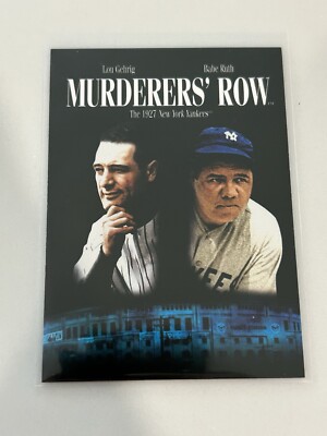 Babe Ruth & Lou Gehrig - MURDERERS’ ROW Card | eBay