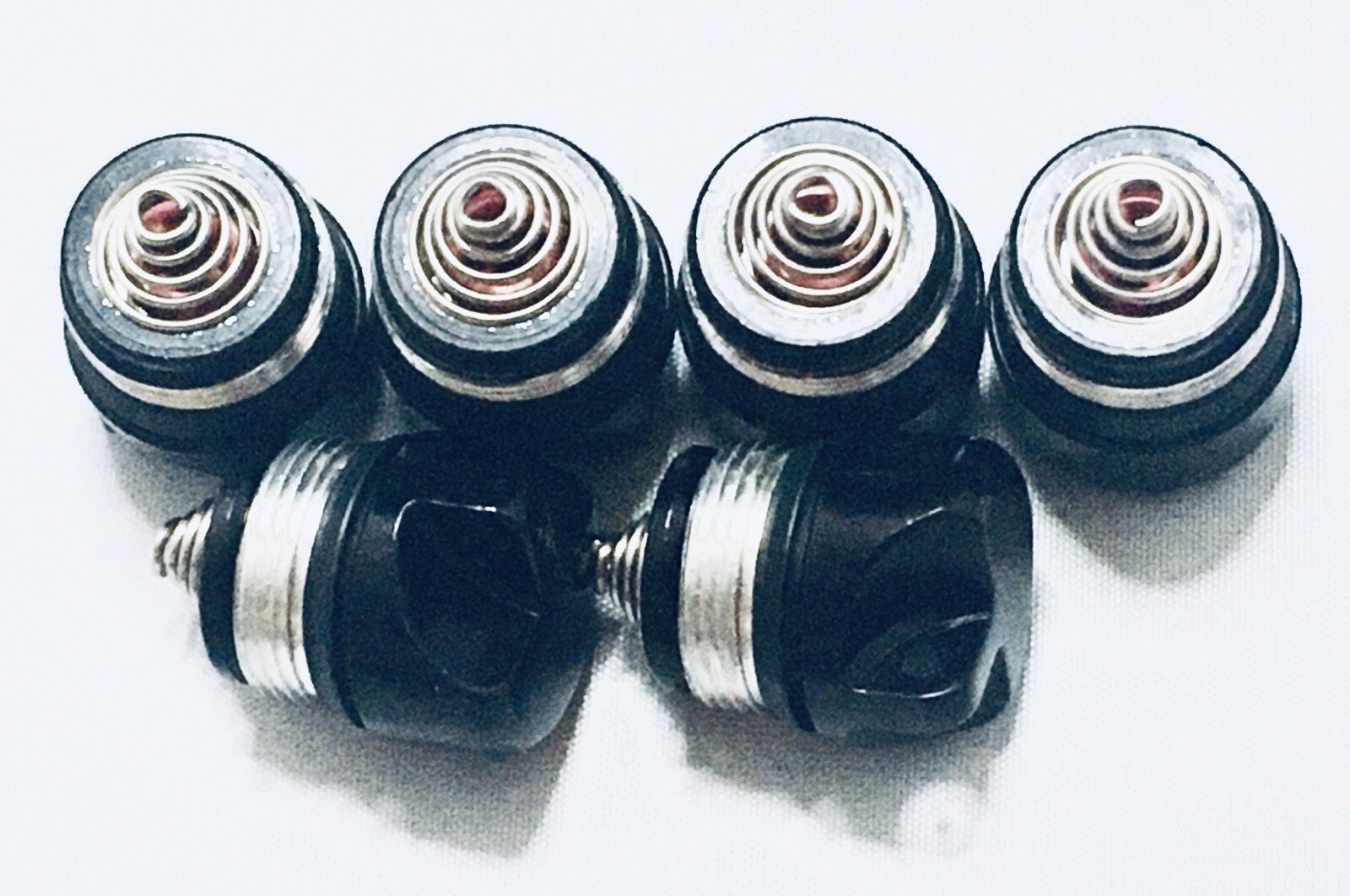 6 Pack Authentic "AA" Mini Maglite Tailcap Assembly Part # 108-000-215 ...