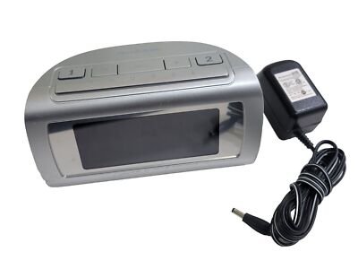 Brookstone 4511 TimeSmart Self Setting Digital Dual Alarm Clock -Used ...